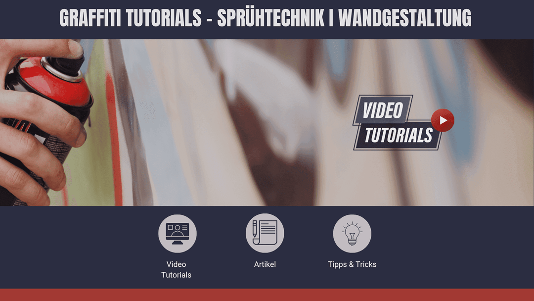Graffiti Tutorials: Schritt für Schritt Graffiti lernen online