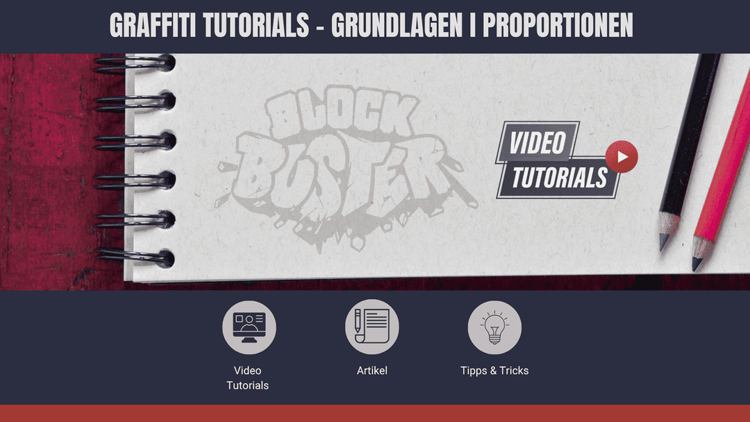 Graffiti Tutorials: Schritt für Schritt Graffiti lernen online