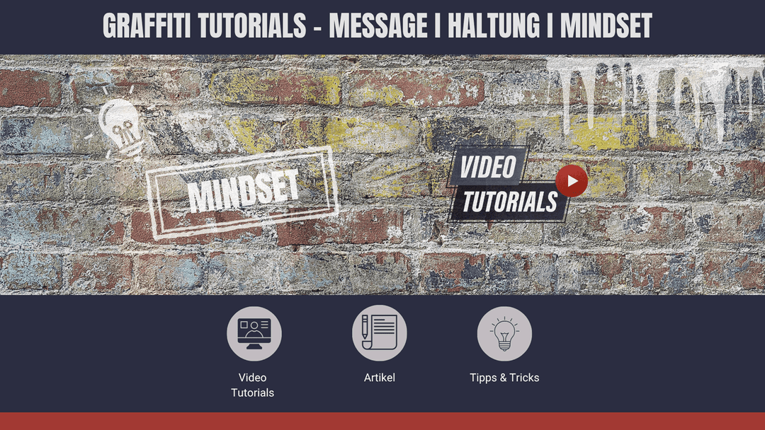 Graffiti Tutorials: Schritt für Schritt Graffiti lernen online